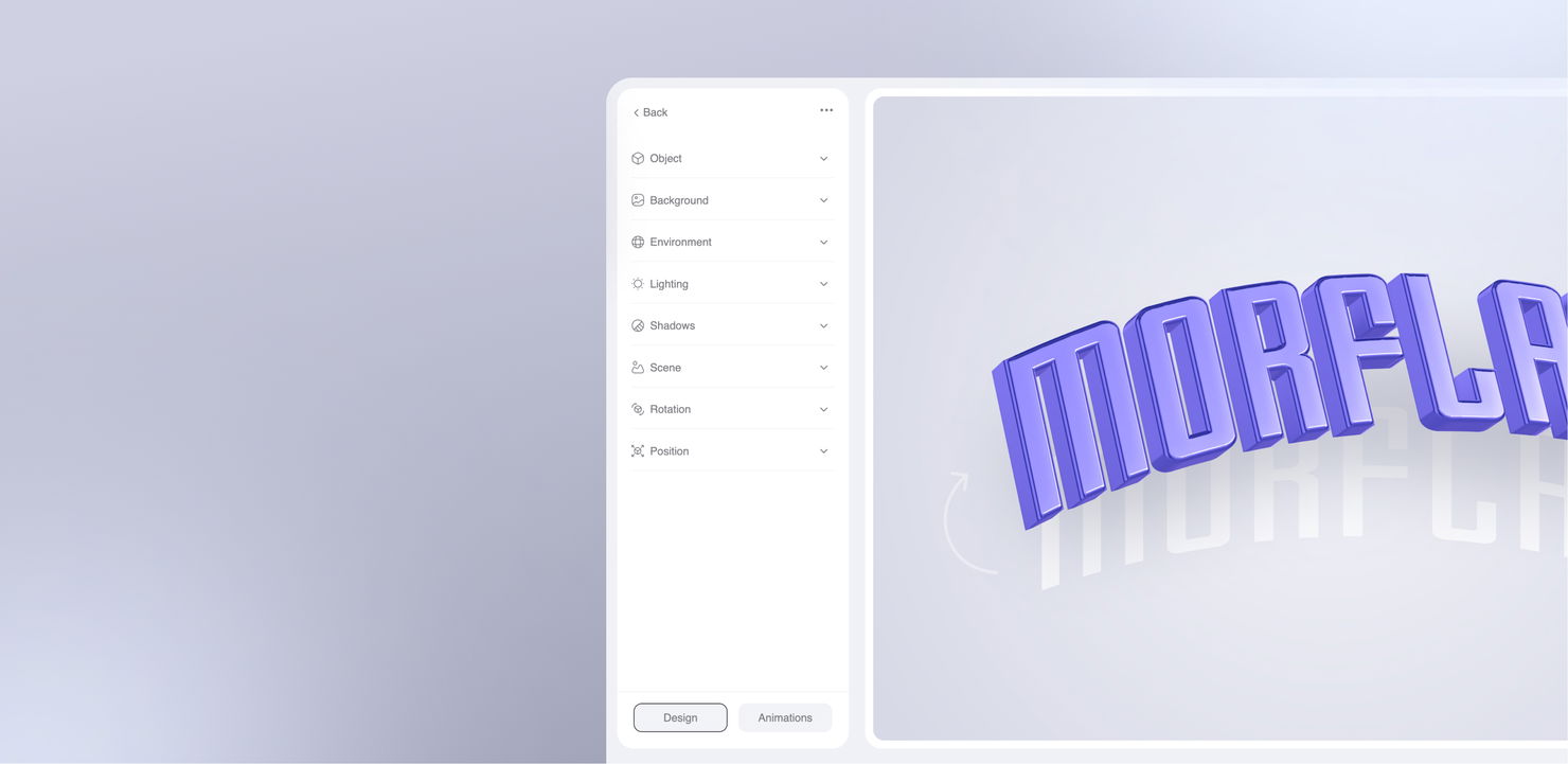 Morflax studio - The Easiest 3D design platform